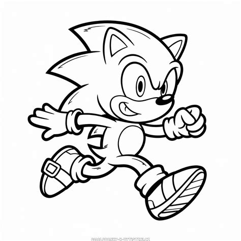Bezplatný Sonic Omalovánka Omalovánky Pro Děti Zdarma K Vytištění