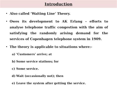 PPTX Queueing Theory Ppt DOKUMEN TIPS