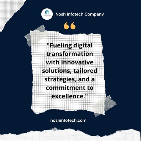 Nosh Infotech Company On Linkedin Digitaltransformation