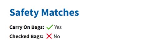 Can You Bring Matches On A Plane 2026