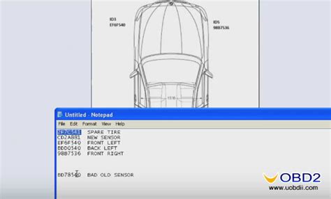 Toyota Techstream Replace Broken Tpms Sensor With New One Uobdii
