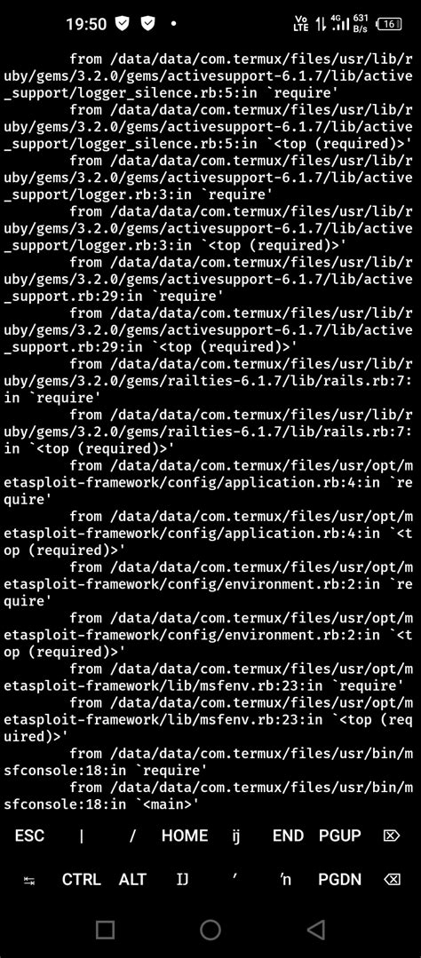 BUG Error After Using Msfconsole Issue Gushmazuko Metasploit In Termux GitHub