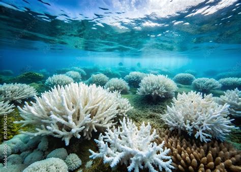 Dying Coral Reef Ocean Acidification Plankton Decline Marine Food