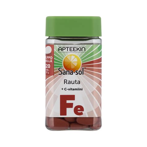 Rauta C Vitamiini Sana Sol