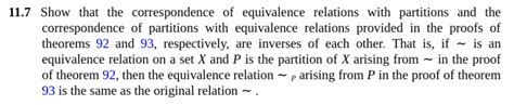 Solved Theorem Suppose That Is An Equivalence Relation Chegg