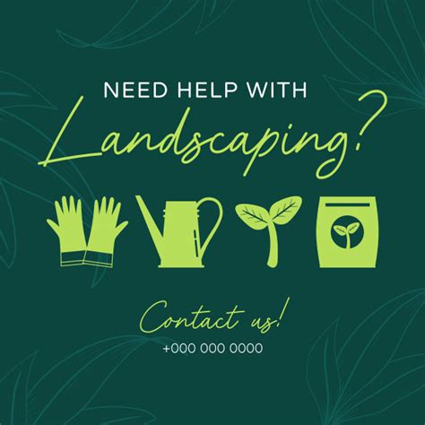 Minimalist Landscaping Linkedin Post Brandcrowd Linkedin Post Maker