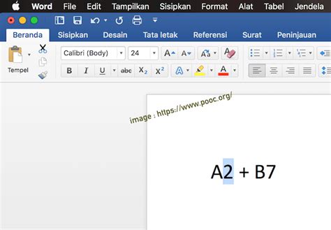 Cara Membuat Pangkat Di Word Atas Bawah Mudah Pooc