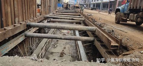 钢板桩施工在市政道路建设支护方式 知乎