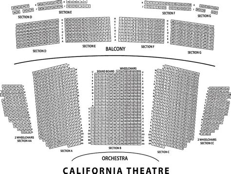 Seating Chart Caltheater