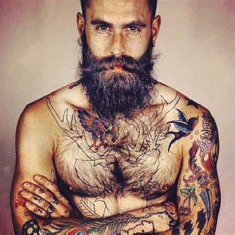 Ricki Hall Goat Beard Tattoo Beard Tattoo Design Fake Beard Tattoo