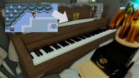 Snowy Undertale Roblox Piano Youtube