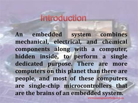 applications of embedded system pptx operating systems computer software and applications