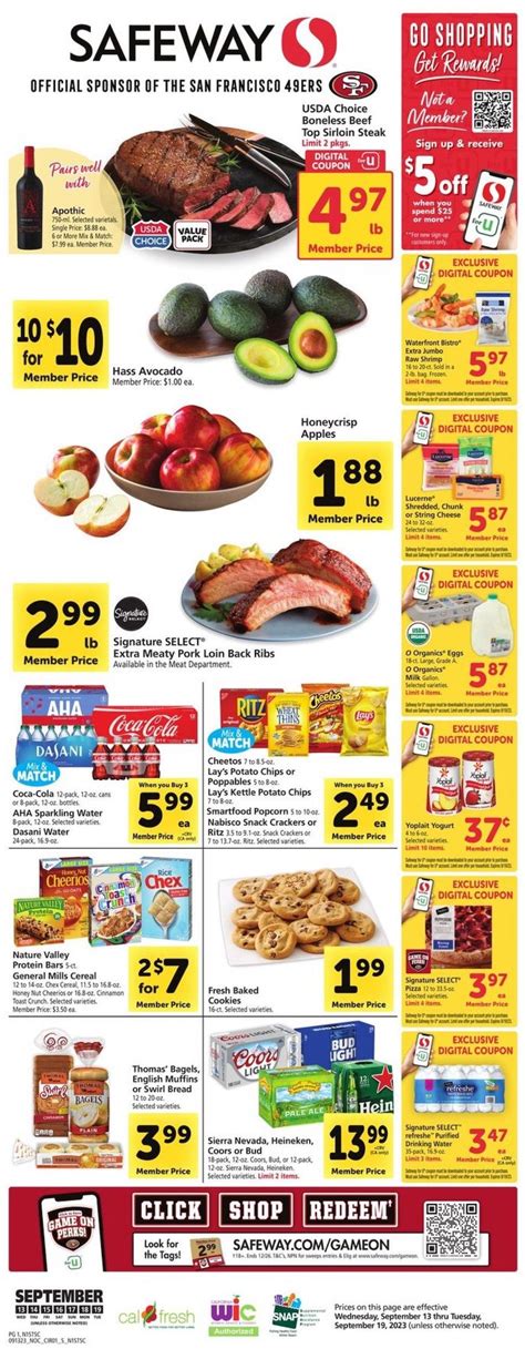 Safeway Weekly Ad Sep 13 19 2023 Weeklyads2