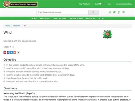 Wind Lesson Plan For 1st 3rd Grade Lesson Planet