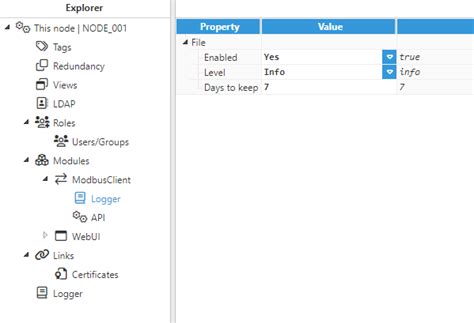 platform api and logger configuration n3uron kb v 1 21