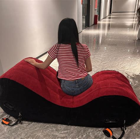 Air Inflatable Sex Pillow Soft Cushion Position Sofa Cuffs Chair Sexual