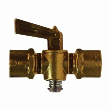 Brass Shut Off Cock 14 Fpt X 14 Fpt Mid 46 152 Ballard Industrial