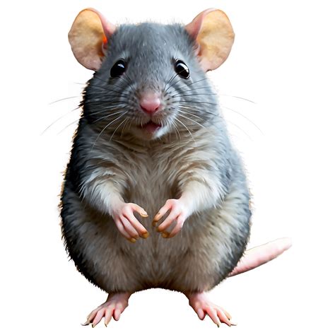 Download Fluffy Cute Rat Png Cev