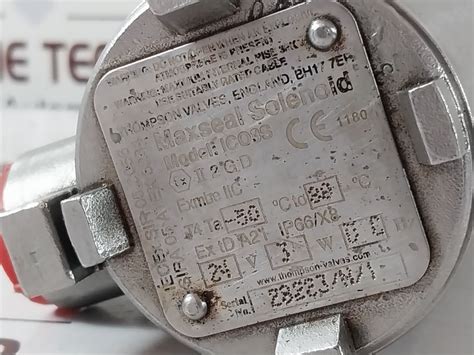 Maxseal Ico3s Explosion Proof Solenoid Valve Aeliya Marine Tech