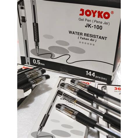Jual Gel Pen Pulpen Pena Joyko Jk 100 Jk 100nt Black 05 Mmpen Joyko