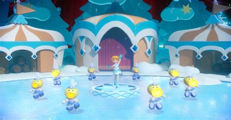 Princess Peach Showtime A Snow Flower On Ice Sparkle Gems Vg247