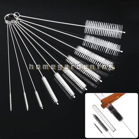 10pcsset Nylon Cleaning Brush Set Test Tube Bottle Straw Washing