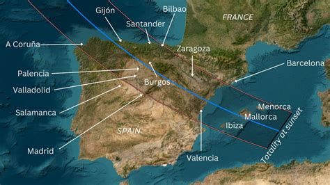 Where Can I See The Total Solar Eclipse On Aug 12 2026 Space