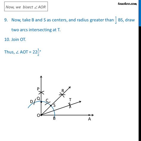 Ex 111 3 Construct Angles I 30 Ii 22 12 Iii 15 Class 9