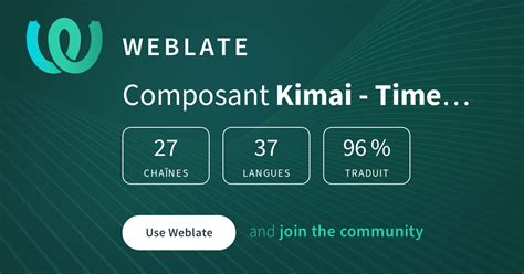 kimai time tracking tasks — french hosted weblate