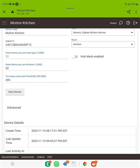 Need Help With Ouvopo Motion Sensor Devices Hubitat