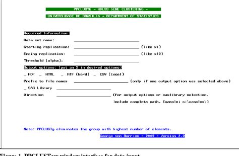 Figure 1 From A Sas ® Jmp ® Integration For Implementation Of A Clustering Algorithm For High