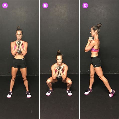 This 20 Minute Weighted Tabata Workout Crushes Any Treadmill Sesh Tabata Workouts Leg