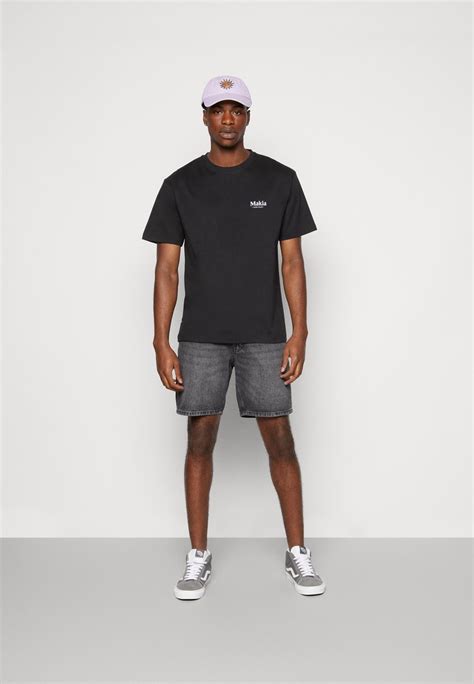 Makia Process Unisex Print T Shirt Black Zalandode