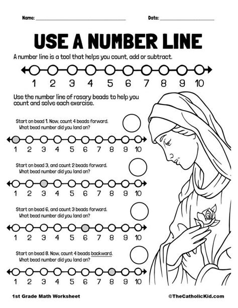 1st Grade Math Catholic Themed Download Pack
