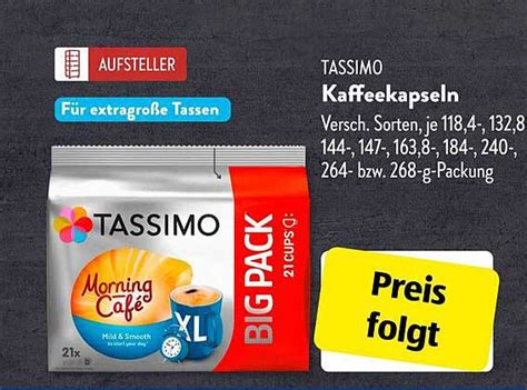 Tassimo Kaffeekapseln Angebot Bei Aldi Süd Prospektgurude