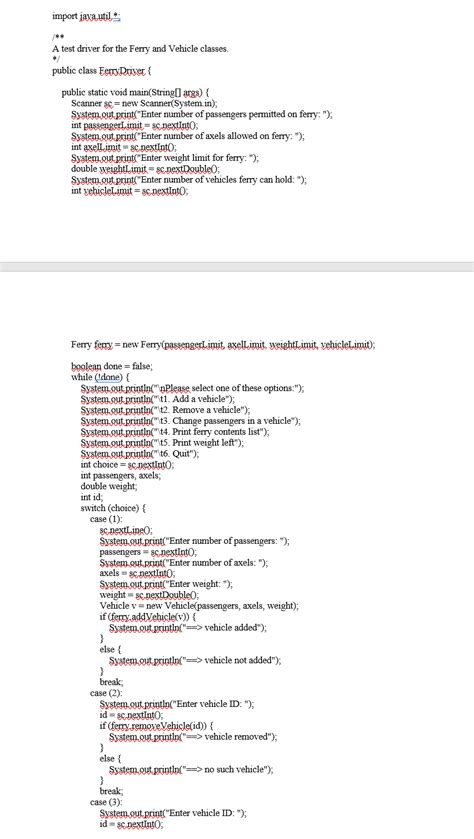 Solved Please Program This Question In Java The Code Is On Chegg Com