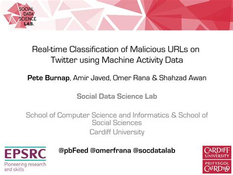 pdf real time classification of malicious urls on twitter using