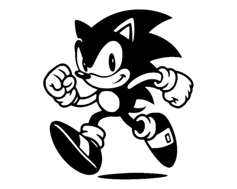 Sonic Silhouette Svg Png Cut Ready Digital Design For Cricut
