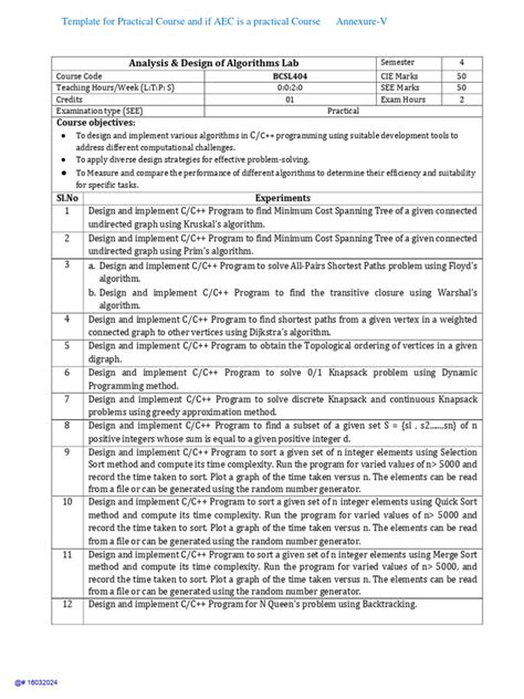 Ada Lab Pdf Computational Complexity Theory Teaching Methods And Materials