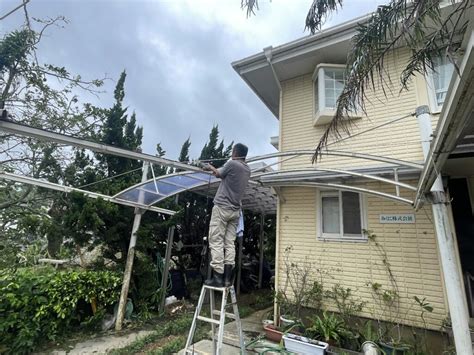 台風6号のかたずけ風景について みくに株式会社 公式ブログ｜沖縄県宜野湾市のお墓屋さん