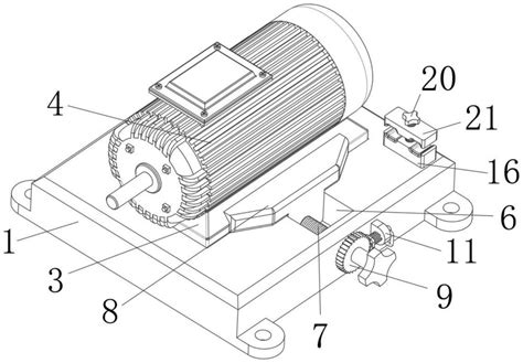 数控机床电机座结构的制作方法