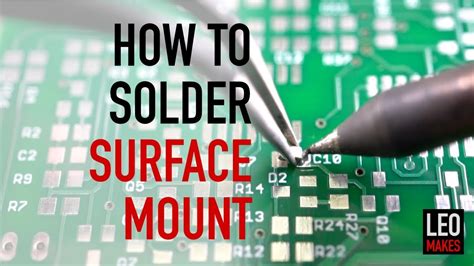 How To Solder Surface Mount Connectors At Johanna Engles Blog