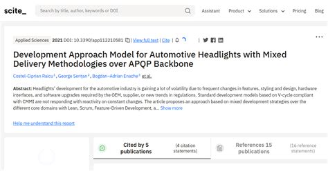 Development Approach Model For Automotive Headlights With Mixed