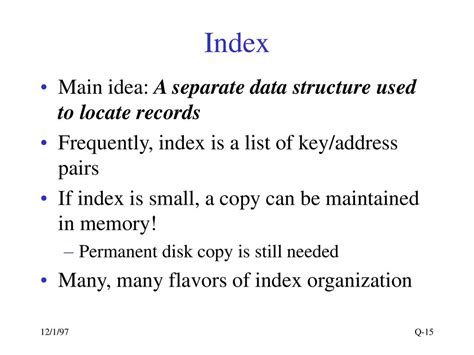 File Storage And Indexing Ppt Download