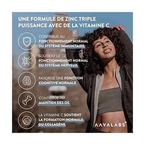 Triple Zinc Complement Alimentaire Aavalabs Haute Puissance [25mg P
