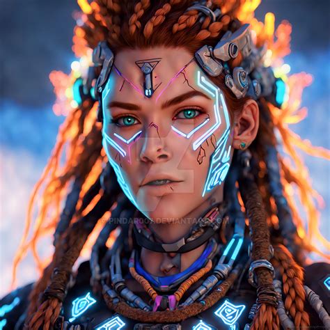 Aloy Portrait By Pindar007 On Deviantart
