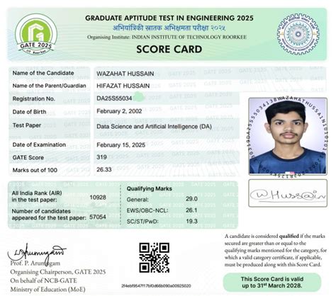 Gate2025 Computerscience Datascience Ai Learning Achievement Wazahat Hussain 24 Comments