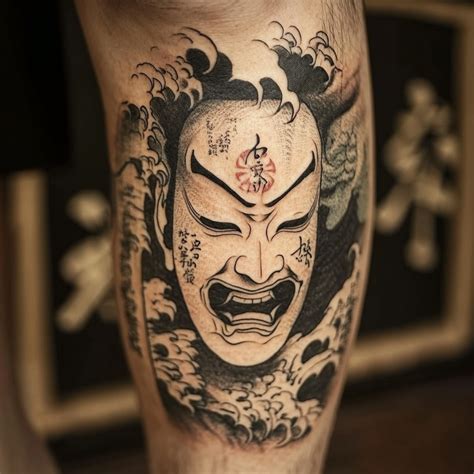 Japanese Mask Tattoo Name