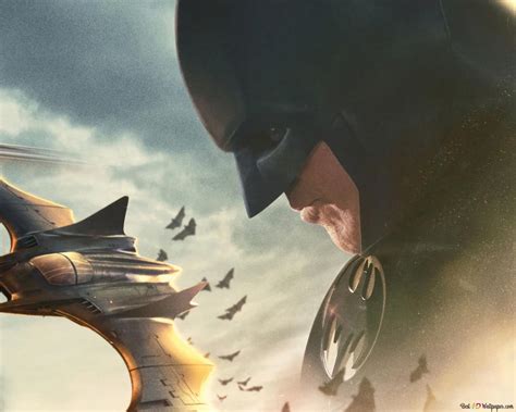 Batman Batplane In The Flash Movie 4k Wallpaper Download