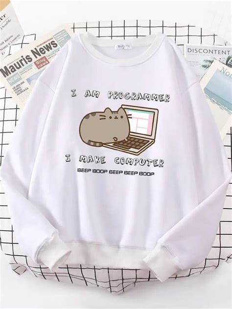 code laugh repeat programmer cat sweaters for every tech enthusiast